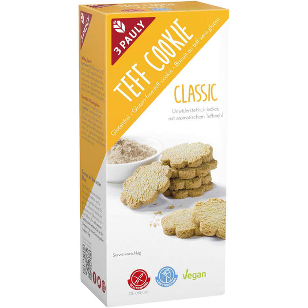 3Pauly Teff Cookie Classic Kekse glutenfrei weizenfrei sologlutenfree ...